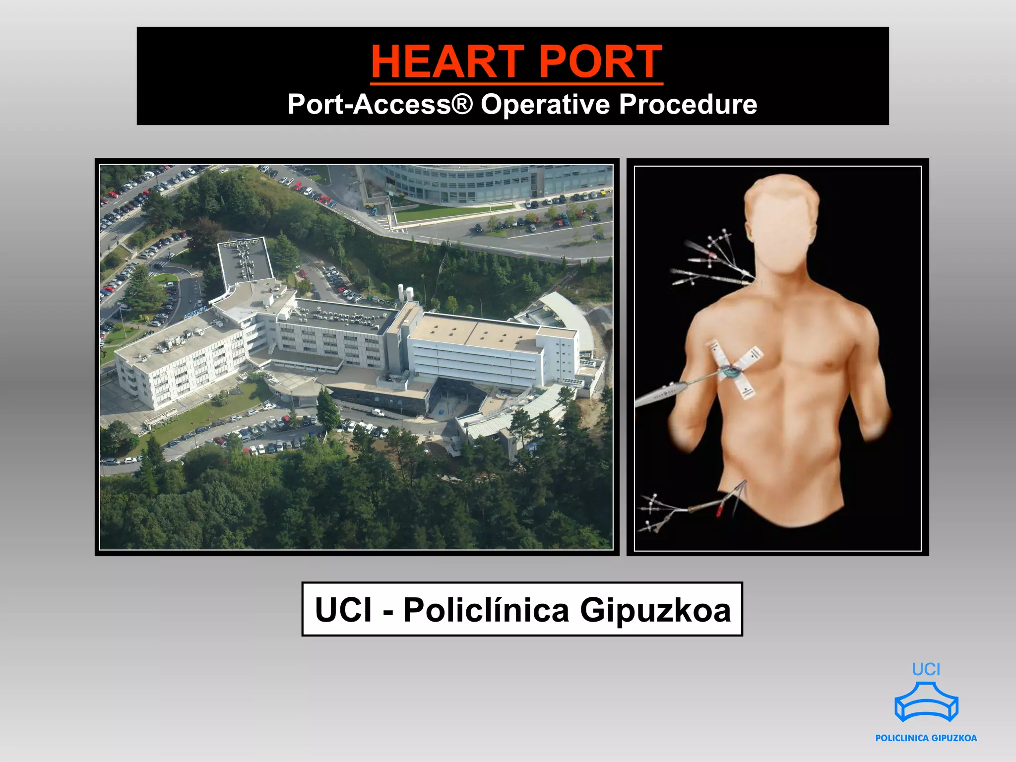 Manejo del paciente operados con técnica de heart port en el ...