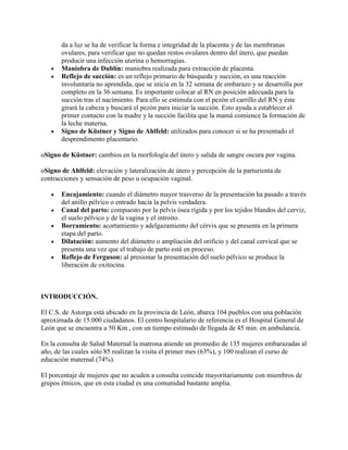 Manejo del parto prehospitalario | DOCX