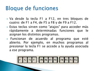 Manejo del teclado | PPTX
