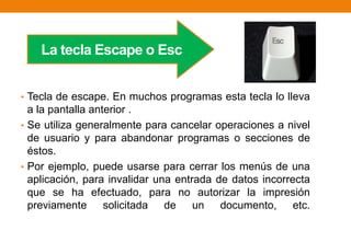 Manejo del teclado | PPTX
