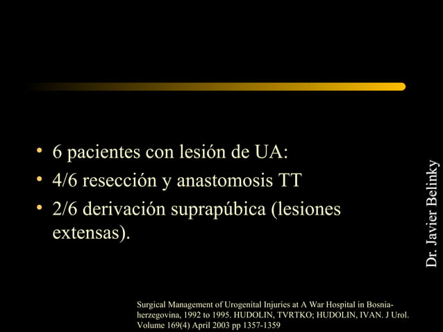 Management of acute urethral trauma (Manejo del trauma uretral agudo) | PDF