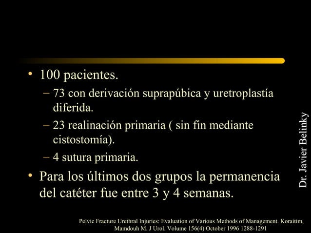 Management of acute urethral trauma (Manejo del trauma uretral agudo) | PDF