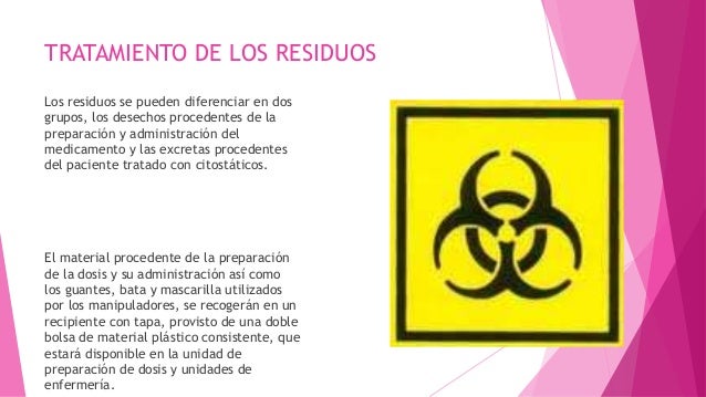 Manejo de medicamentos citotoxicos