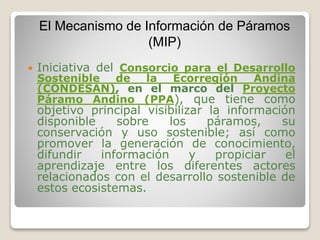 Manejo de paramo. 2013 | PPTX