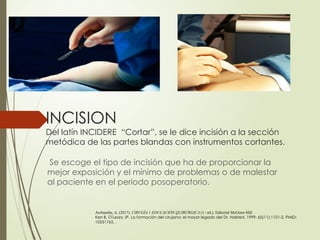 Manejo de tejidos en pacientes de cirugía | PPTX