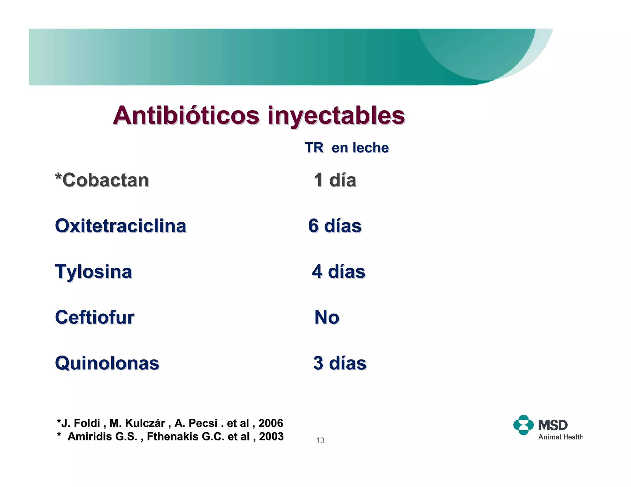 Manejo farmacologico de la metritis y endometritis bovina fp | PDF ...