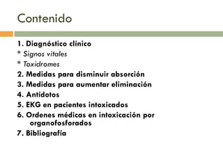Manejo inicial del paciente intoxicado | PPTX