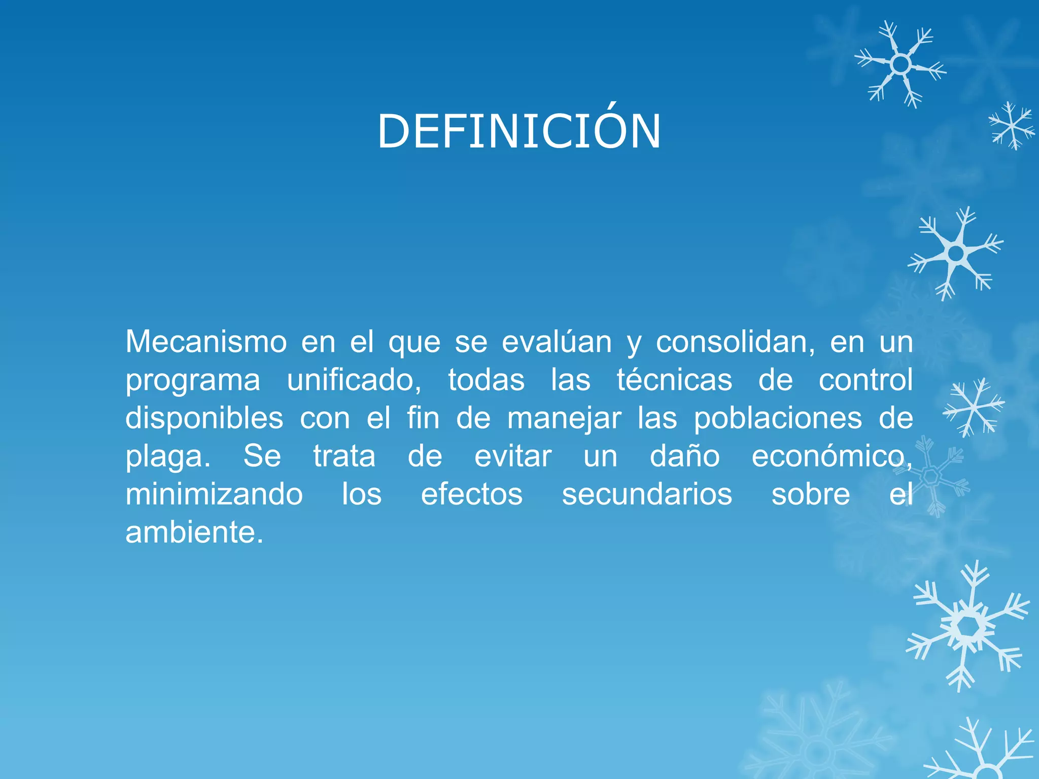 Manejo Integrado De Plagas Mip Ppt