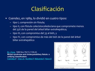 MANEJO LAPAROSCÓPICO DEL SINDROME DE MIRIZZI CP-IHPBA | PDF | Digestive ...