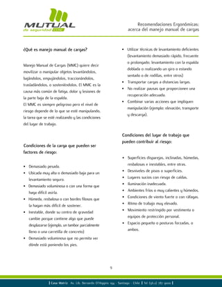Manejo manual cargas guia | PDF
