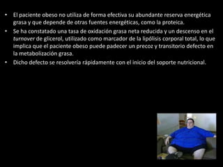 Manejo nutricional en el paciente obeso critico scb | PPT