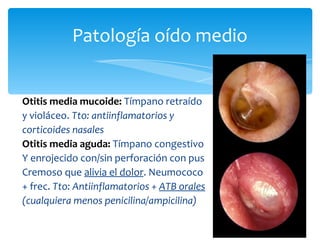 Manejo patología frecuente en orl
