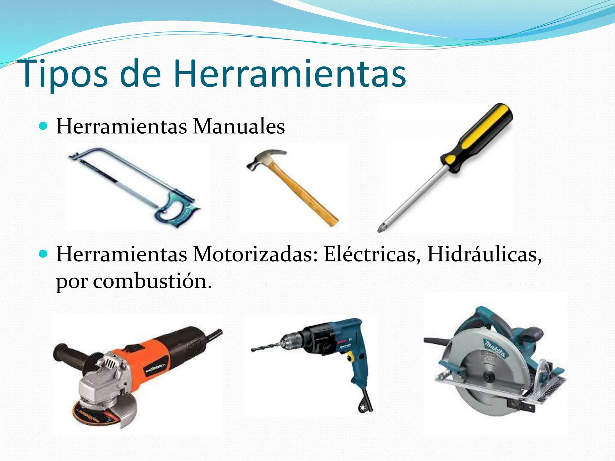charla manejo seguro de herramientas manuales y eléctricas | PPTX