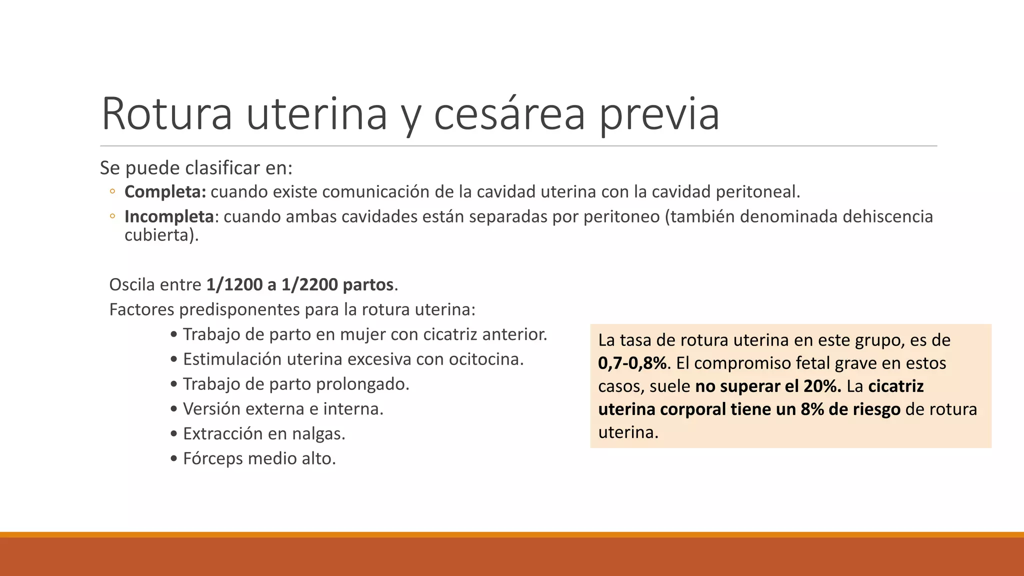 Manejos mujer cicatriz de cesarea guia minsal | PPTX