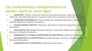 Manejo y tratamiento del paciente con hipertensión sanguínea | PPTX