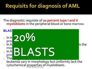 Leukemias-basic pathology | PPTX