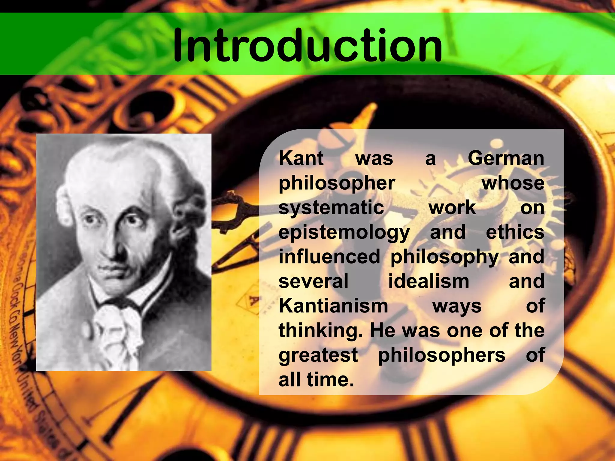 Immanuel Kant | PPTX