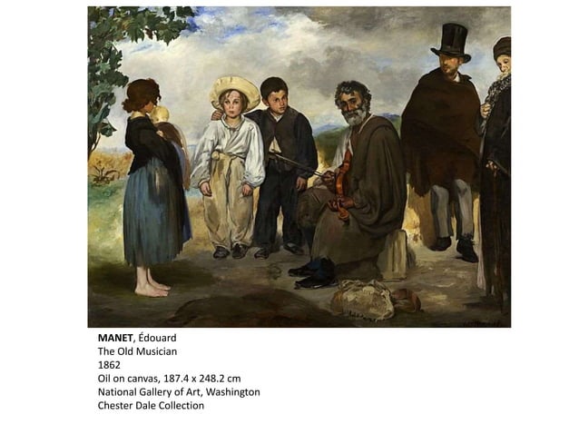 Obras de Arte de Manet e Contemporâneos | PPTX