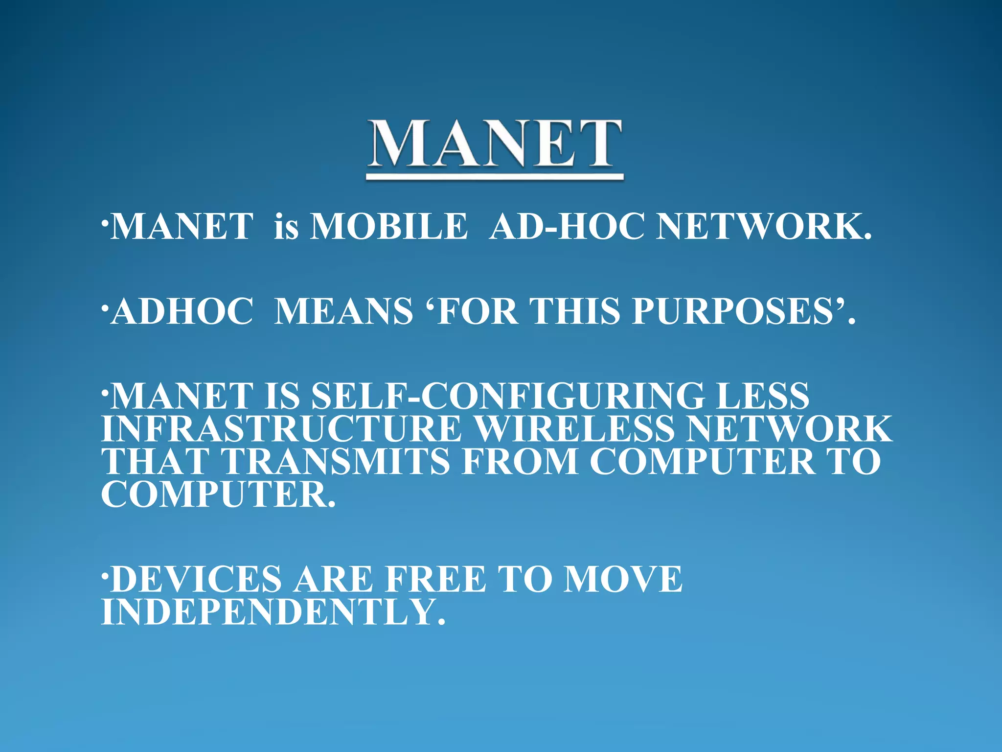Manet | PPT
