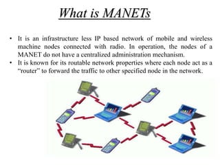 Manet | PPTX | Computer Networking | Computing