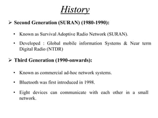 Manet | PPTX | Computer Networking | Computing