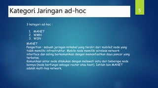 MANET dan Wireless Sensor Networking.pptx