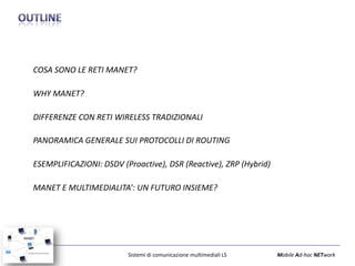 Manet Mobile Ad Hoc Network | PPTX | Computer Networking | Computing