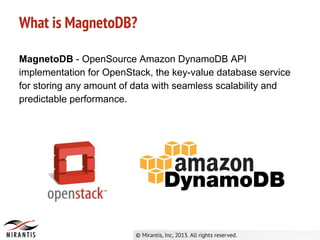 ManetoDB: Key/Value storage, BigData in Open Stack_Сергей Ковалев, Илья Свиридов | PDF