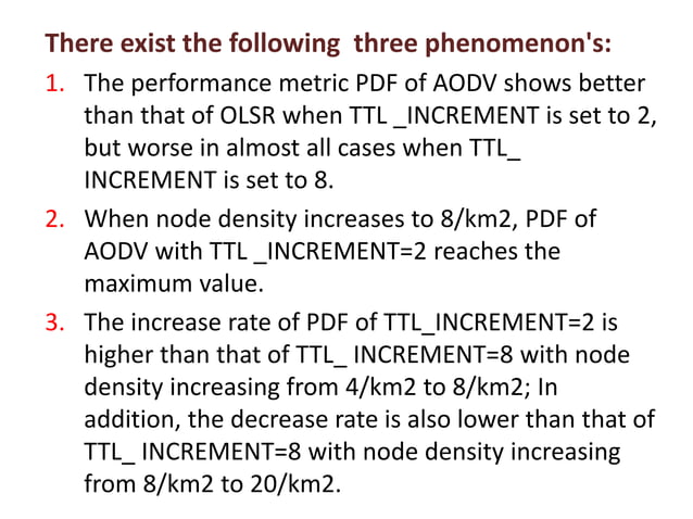 MANET Routing Protocols , a case study | PPTX | Internet | Computing