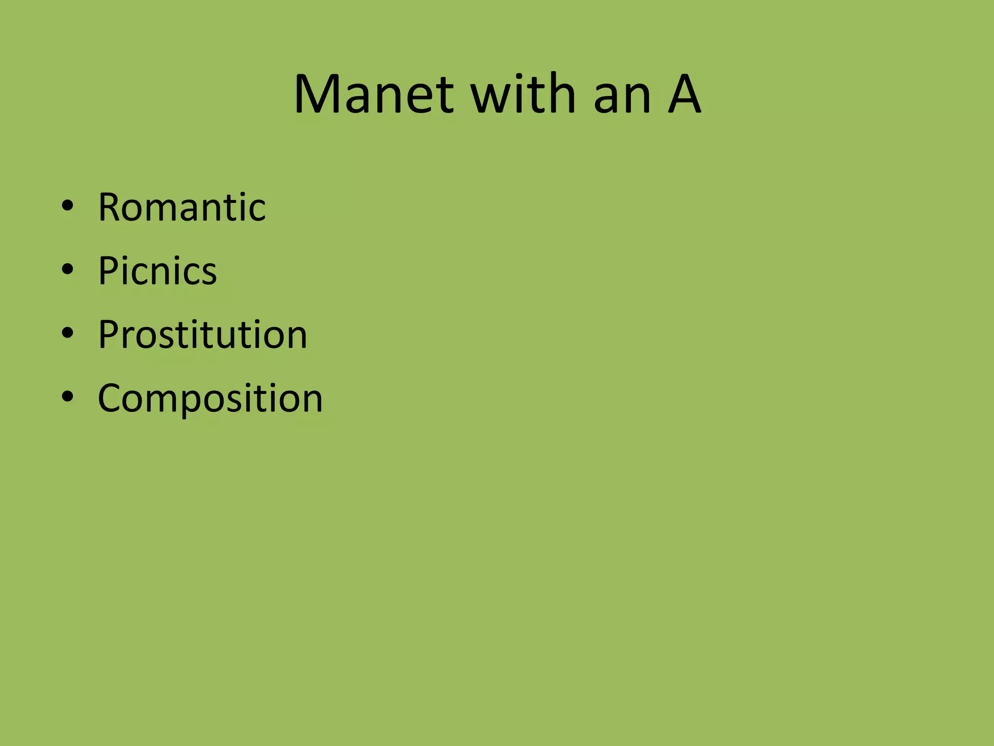 Manet Vs Monet | PPTX