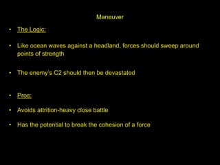 Maneuver Warfare (the Maneuverist Approach), by Professor Joel Hayward ...
