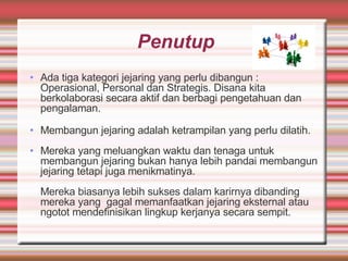 Manfaat Jejaring Dan Cara Membangunnya | PPT