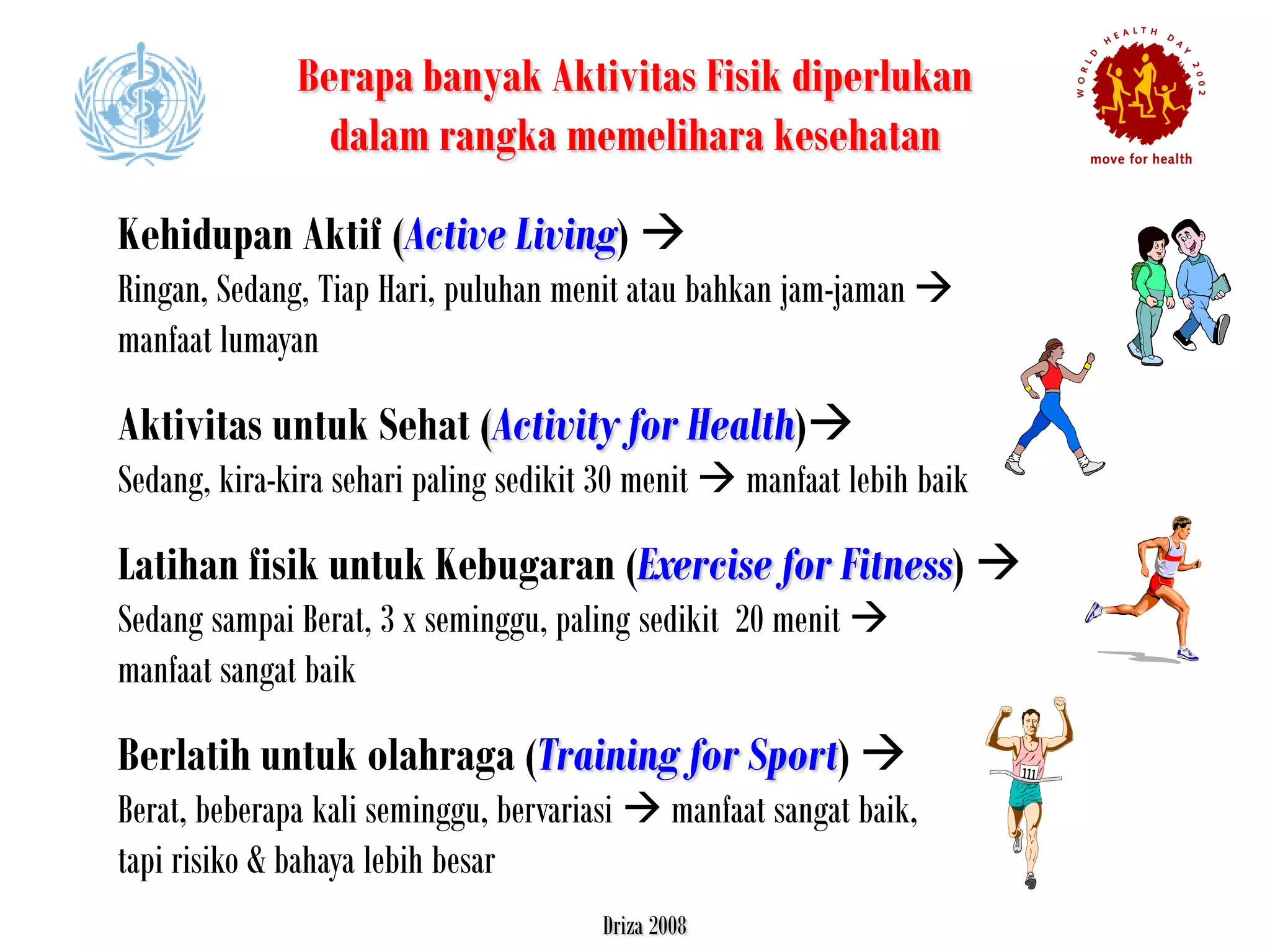 Manfaat aktivitas fisik dan olahraga untuk kesehatan 1 | PDF