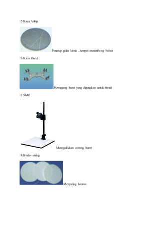 Manfaat ilmu kimia dalam berbagai bidang kehidupan | DOCX