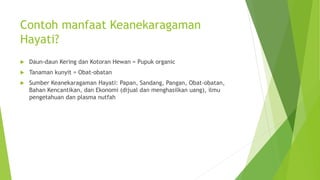 MANFAAT KEANEKARAGAMAN HAYATI.pptx