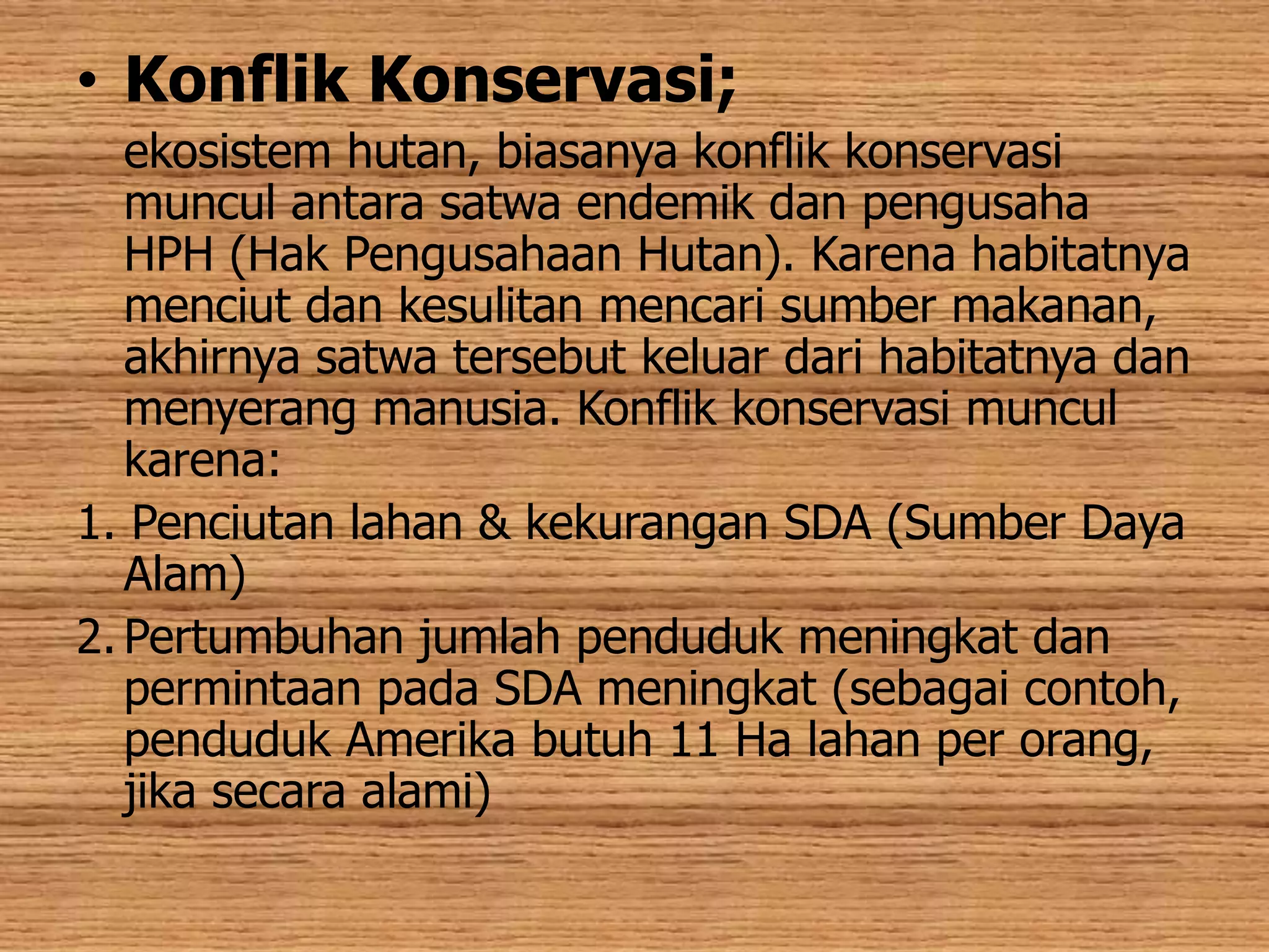 Manfaat keanekaragaman hayati dan konservasi (geografi) | PPTX