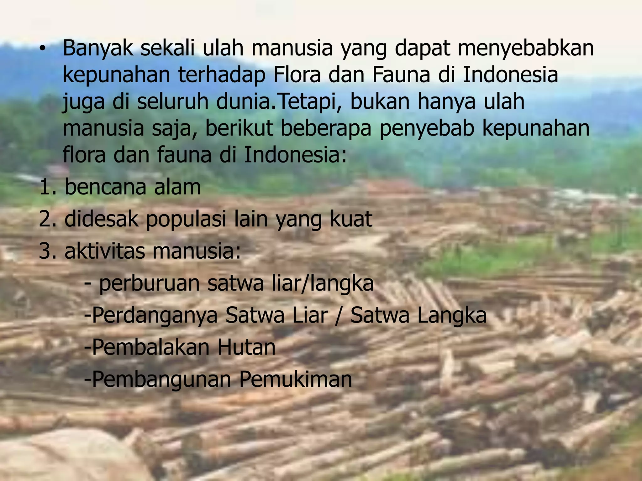 Manfaat keanekaragaman hayati dan konservasi (geografi) | PPTX