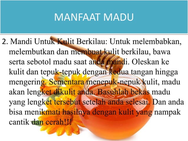 Manfaat madu | PPT