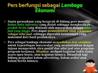 Manfaat pers dalam kehidupan masyarakat demokrasi di indonesia | PPT