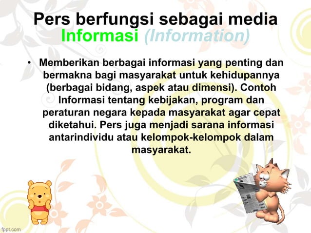 Manfaat pers dalam kehidupan masyarakat demokrasi di indonesia | PPT