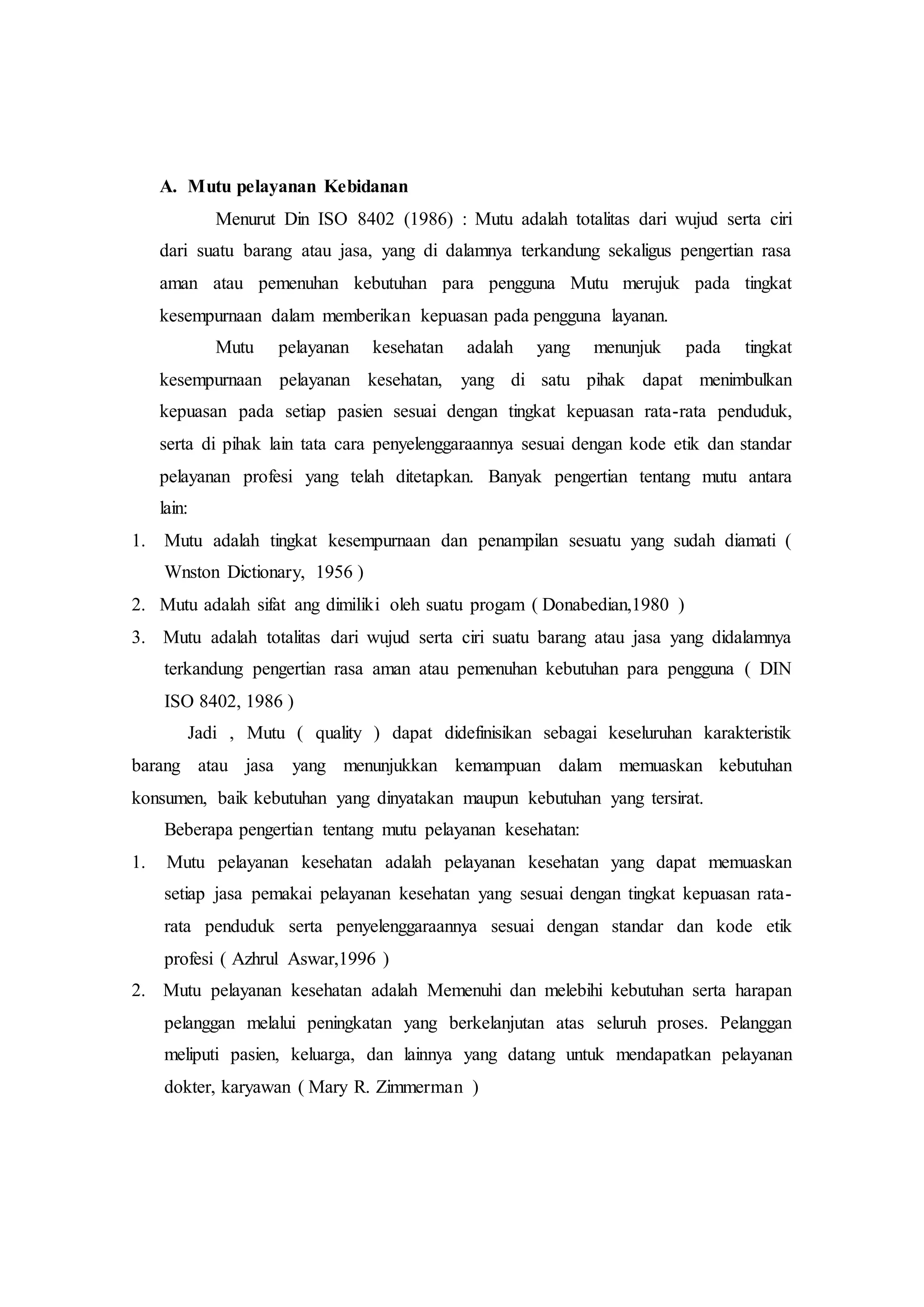 Manfaat program jaminan mutu | DOCX