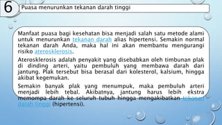 Manfaat puasa untuk kesehatan | PPTX