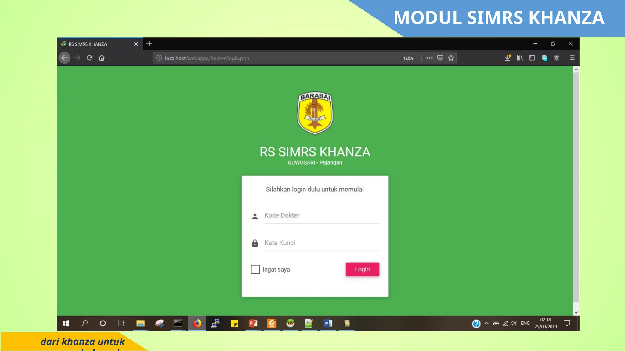 pemaparanb ini aManfaat SIMRS Khanza.pptx
