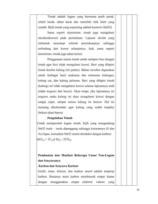 Manfaat unsur dan golongan | PDF