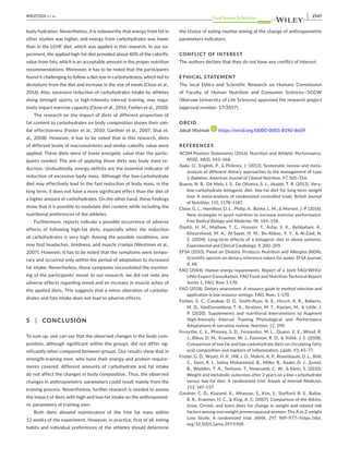 The effect of high-fat versus high-carb diet on body composition in ...