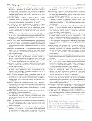 The effect of high-fat versus high-carb diet on body composition in ...