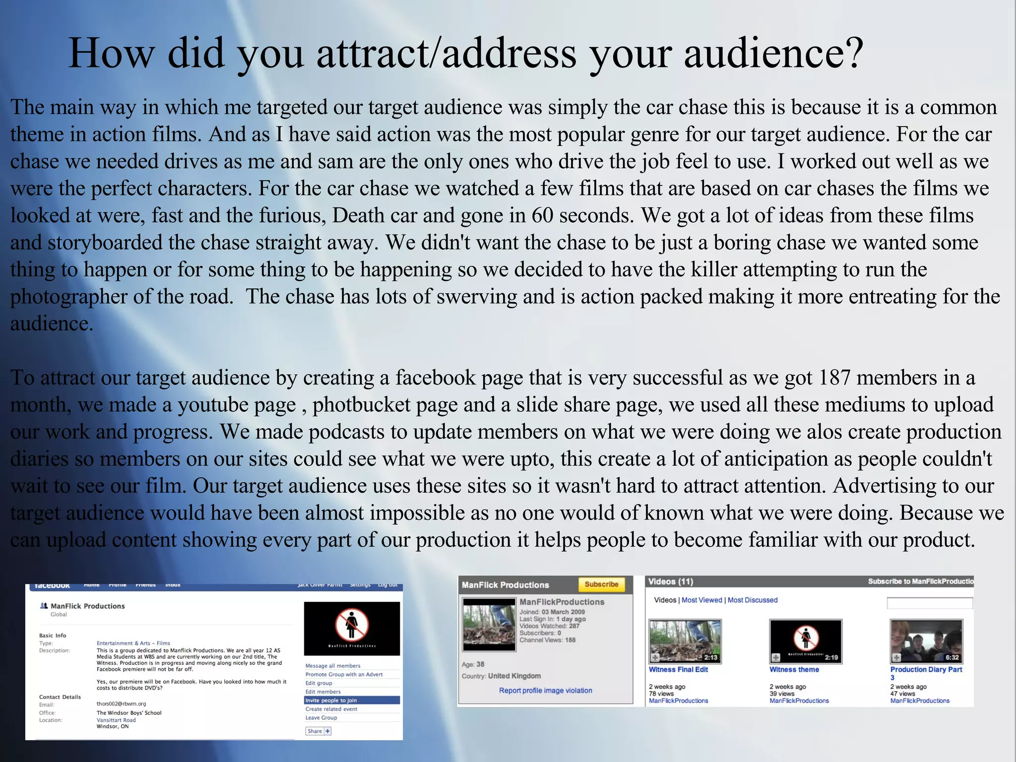 Manflick Evaluation jack Parfitt | PPT