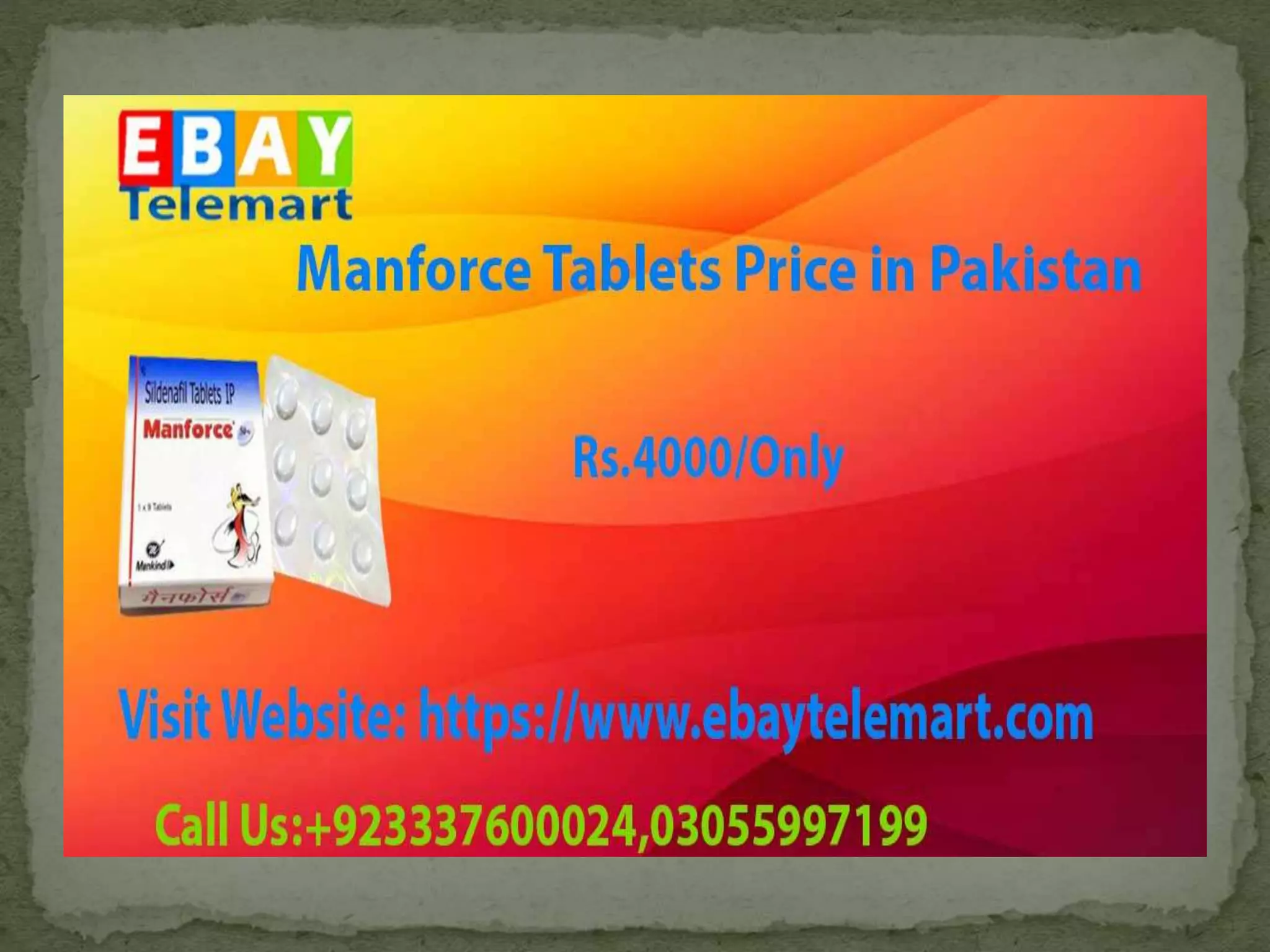 Manforce tablets-50-mg | PPTX