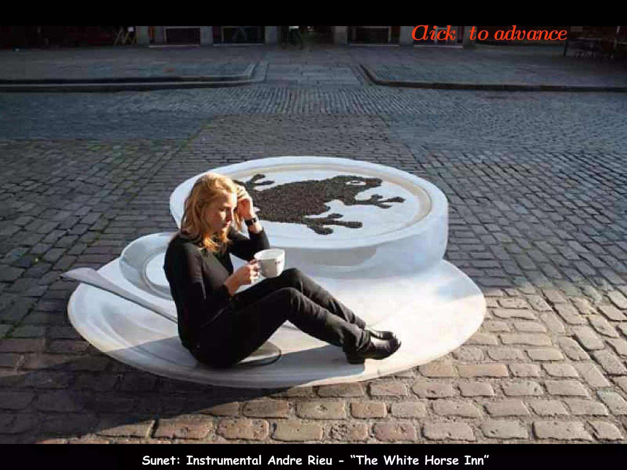 Manfred stader pictura tridimensionala pe asfalt | PPT