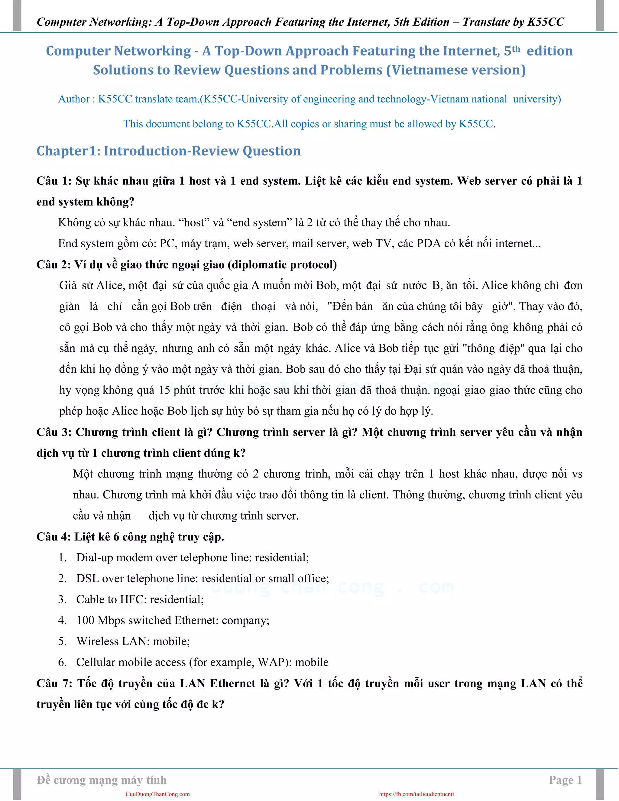 Mang may-tinh -tai-lieu-lt - [cuuduongthancong.com] | PDF